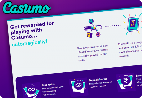 Casumo India [Casino and Betting] » 150% Bonus Up to ₹15,000